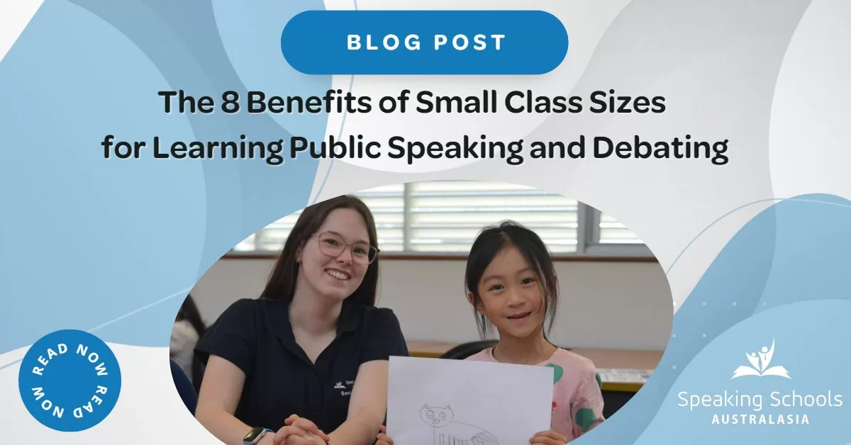 The Benefits of Small Public Speaking & Debating Classes